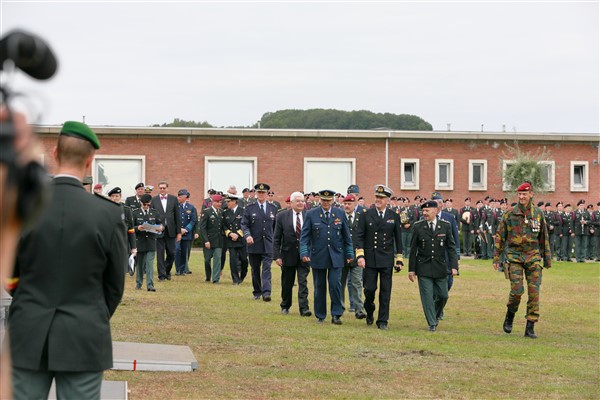 Indeplaatsstelling kolonel Tom Bilo als bevelhebber van SOR – Hola Hageland