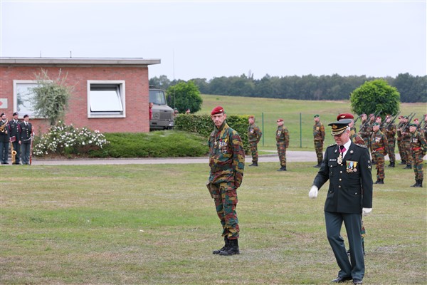Indeplaatsstelling kolonel Tom Bilo als bevelhebber van SOR – Hola Hageland