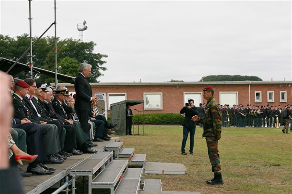 Indeplaatsstelling kolonel Tom Bilo als bevelhebber van SOR – Hola Hageland