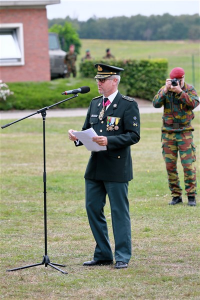 Indeplaatsstelling kolonel Tom Bilo als bevelhebber van SOR – Hola Hageland