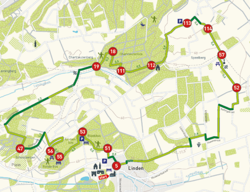 steenbergwandeling-kaart – Hola Hageland